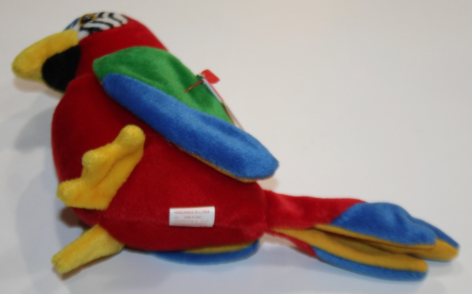 Ty Beanie Babies JABBER The Parrot Ty Beanie Baby Collection Retired ...