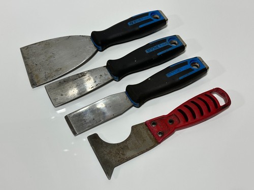 HYDE Tools USA Drywall Chisel Scraper Taping Tool Set - Paint & Residue ...