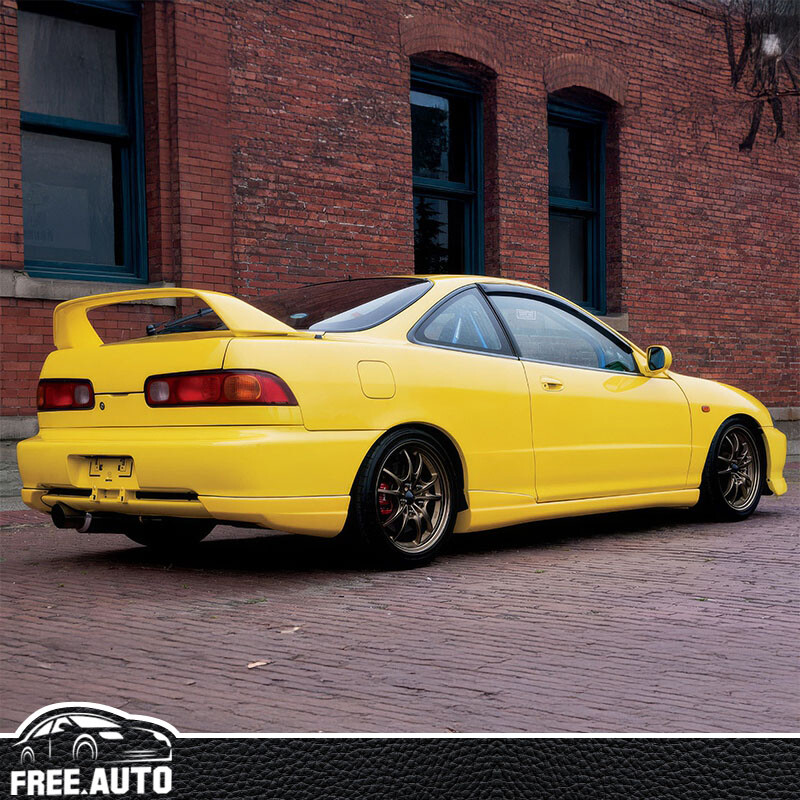 Fits 98-01 Acura Integra Hatchback Rear Bumper Lip Corner Apron Black ...