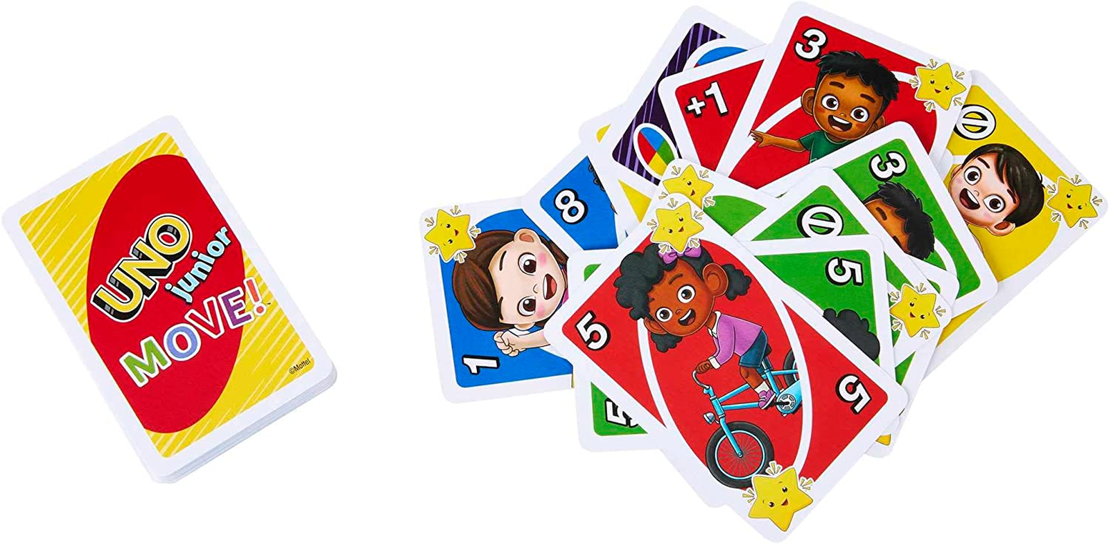 Junior Move! Kids Card Game with Action Rules Family Night, Game Night ...