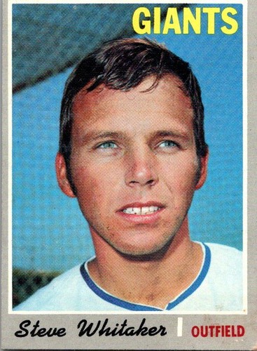 1970 Topps #496 Steve Whitaker | eBay