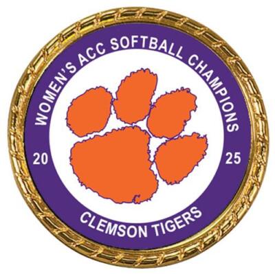 Tribute Coin Clemson Tigers 2025 Women's ACC Softball Champions | eBay