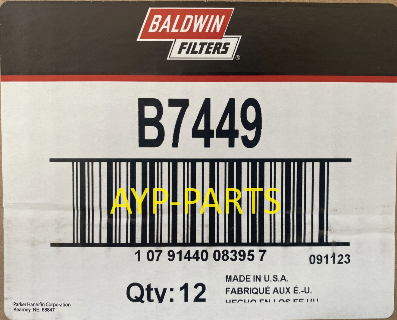 B7449 (CASE OF 12) BALDWIN OIL FILTER LF17531 a077 | eBay