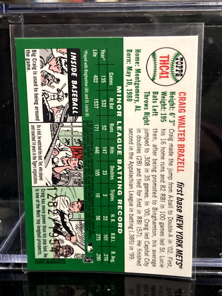 2003 Topps Heritage #THC41 Craig Brazell / 1954 Rare SP | eBay
