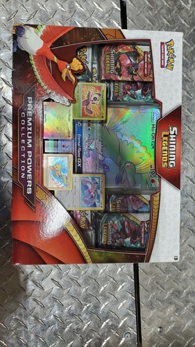 Pokémon Shining Legends Premium Powers COLLECTION Box HO-OH 8 BOOSTER ...