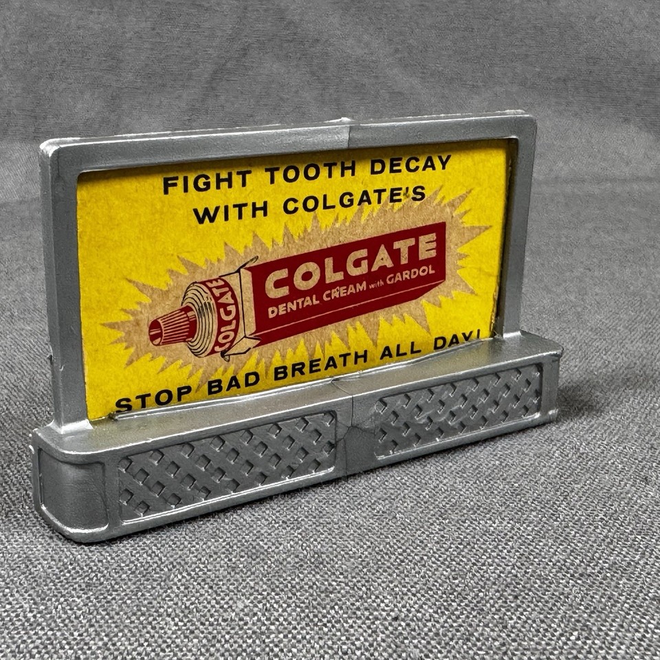 Vintage Barclay Manoil Lead Figures, Cars, Colgate Billboard And More ...