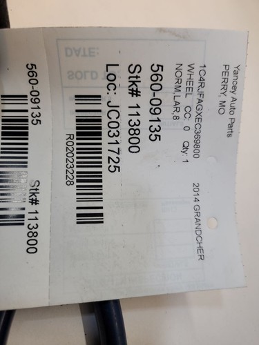 2014-2017 JEEP GRAND CHEROKEE Aluminum Wheel 17x8 5 Lug Opt Wff ...