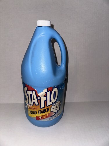 VTG Sta-Flo Liquid Starch 64 Oz Full Rare | eBay
