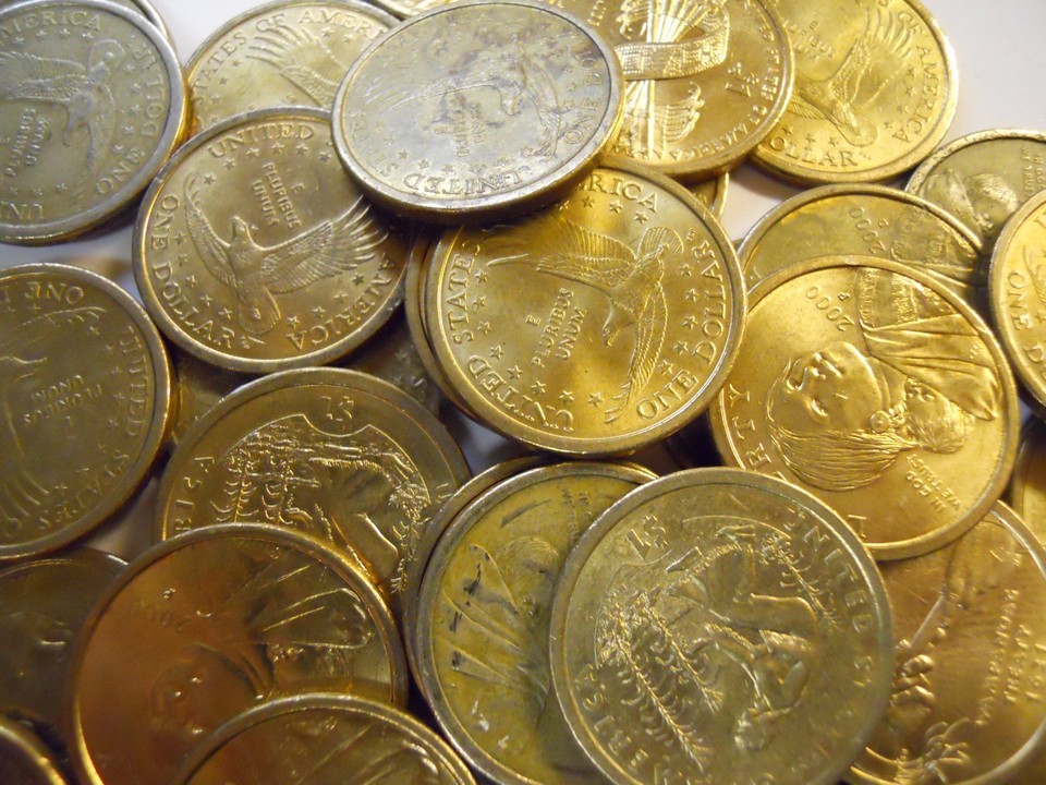 Grab Lot Real U.S. $100 in Circulated Gold Presidential Dollar Coins ...