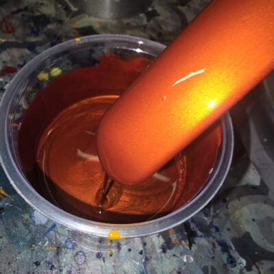 BURNT ORANGE GLOSS BRAKE CALIPER PAINT Aerosol Heat Resist Brembo ...
