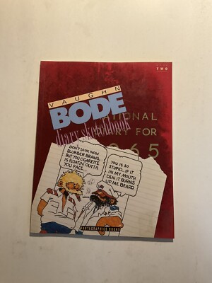 Vaugh Bode Sketchbook Volume Two Near Mint Nm Softcover Oversized ...