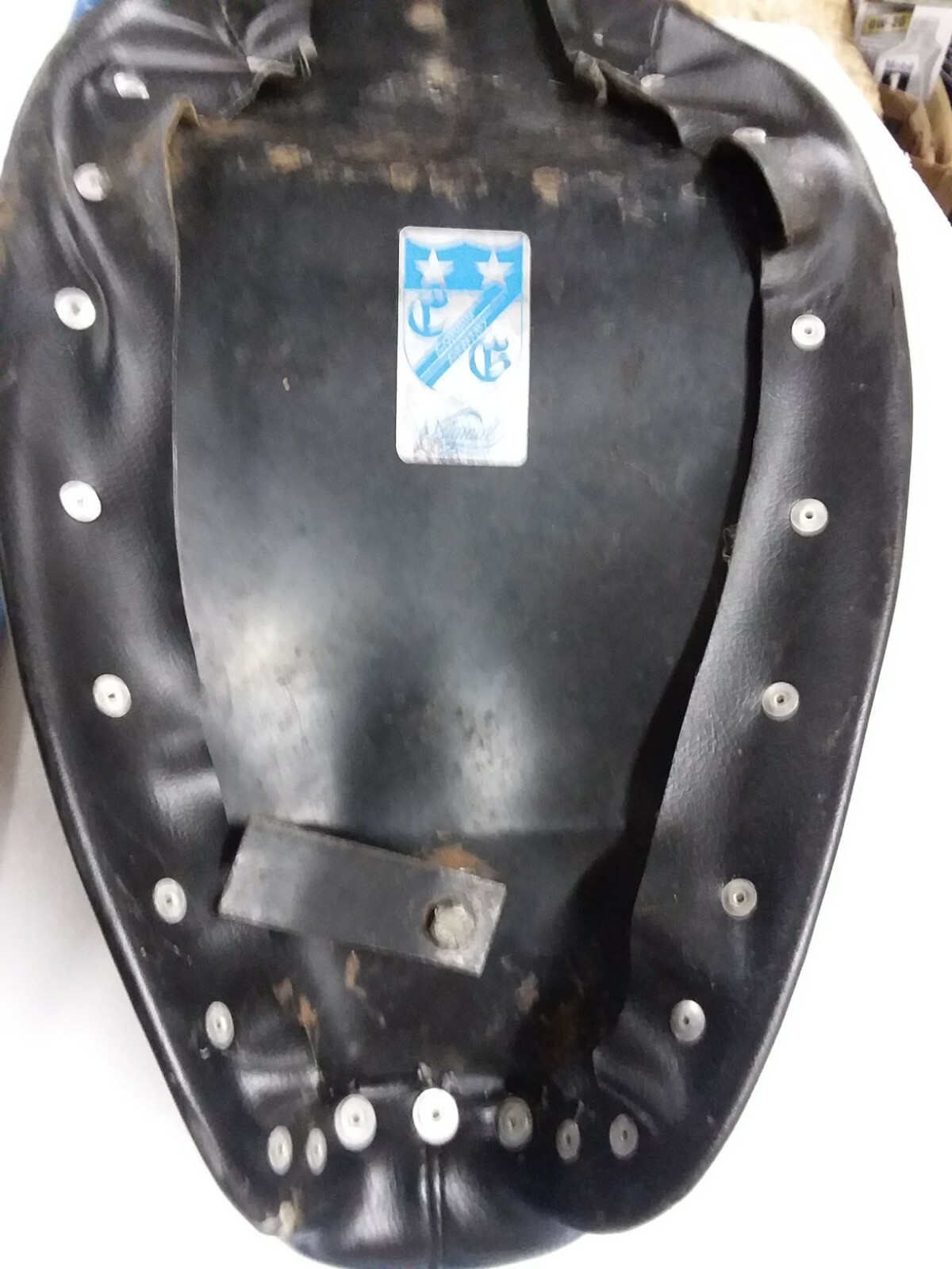 Corbin Gentry Vintage, Black, Leather, King/Queen, Motorcycle Seat ...