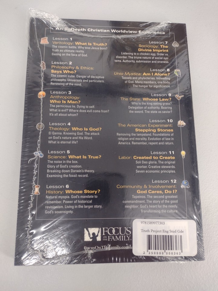 Focus On the Family's The Truth Project Study Guide - Paperback - NEW ...