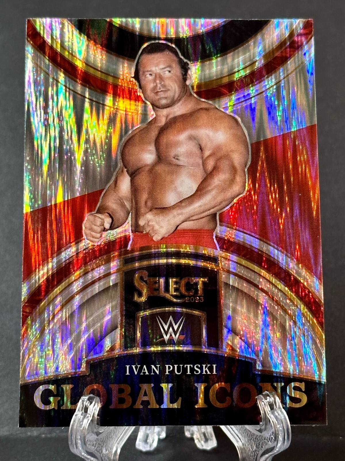 2023 Ivan Putski Panini Select WWE Global Icons Insert Flash Prizm ...