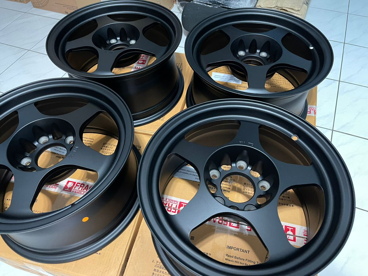 For Honda ctr itr ek9 dc2 b18c JDM 15" 114.3x5 EVO Style wheels rims ...