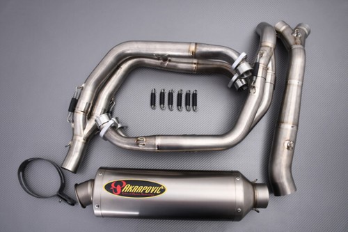 Full Exhaust System AKRAPOVIC EVO2 Titan Exhaust Short KAWASAKI ZX10R ...