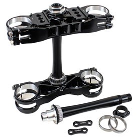 Luxon Gen3 Pro Triple Clamp Set with Solid Handlebar Mounts Black For ...
