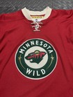 Minnesota Wild Original/Retro Hockey Jersey (red) - L | eBay
