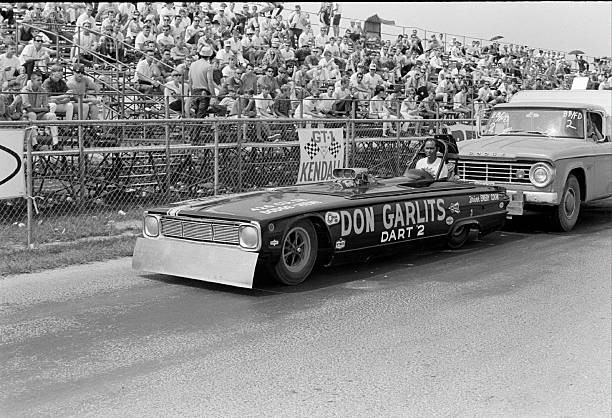 NHRA Drag Racing Great Don Garlits, Big Daddy 18 Old Motor Racing Photo ...