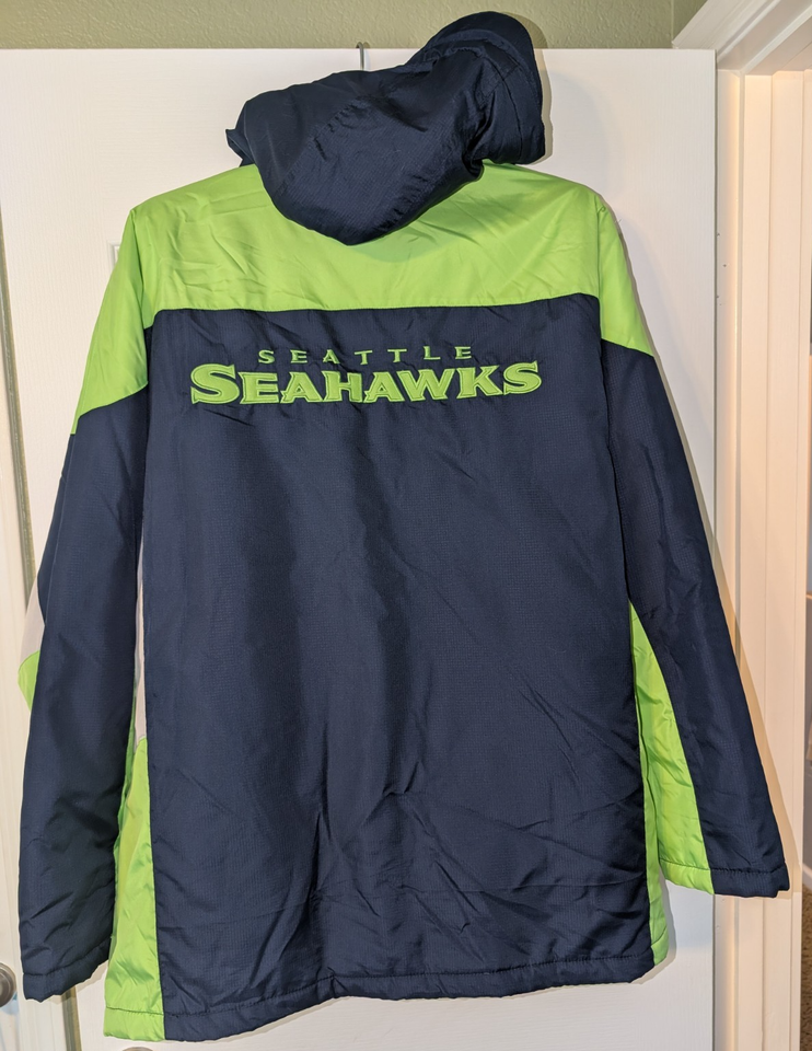 Seattle Seahawks Jacket NFL Parka Coat Size XL Men's NFL Sports - FREE ...