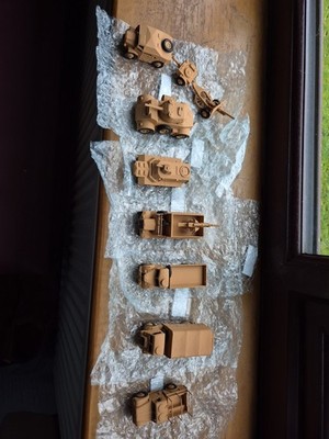 Dinky Toys Desert Patrol Set All Code 3 Paint & Remodelled Excellent ...