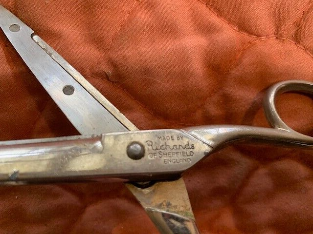 Vintage Radiant Golden Age Rustless Scissors by Richards of Sheffield ...
