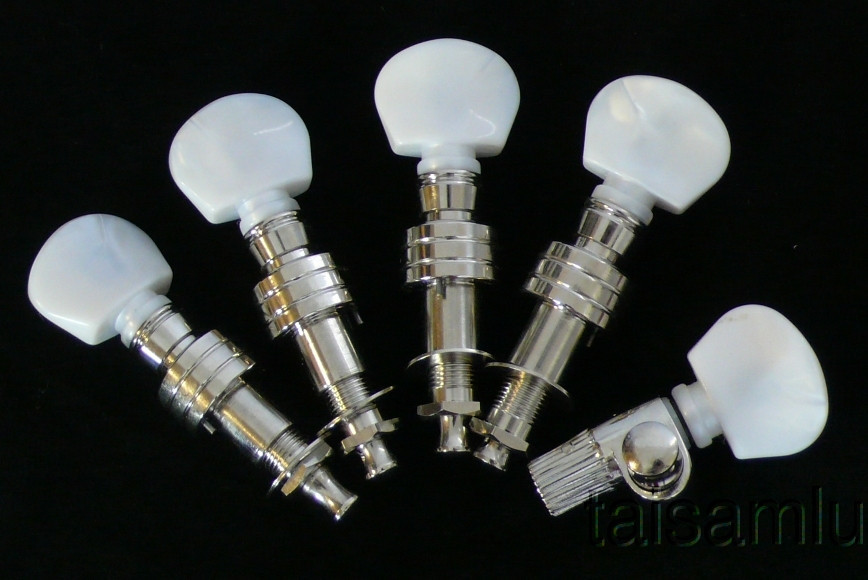 5 string banjo machine heads tuner peg, Nickel plated, 328N | eBay