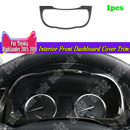 Carbon Fiber Interior Front Dashboard Cover Trim For Toyota Highlander ...