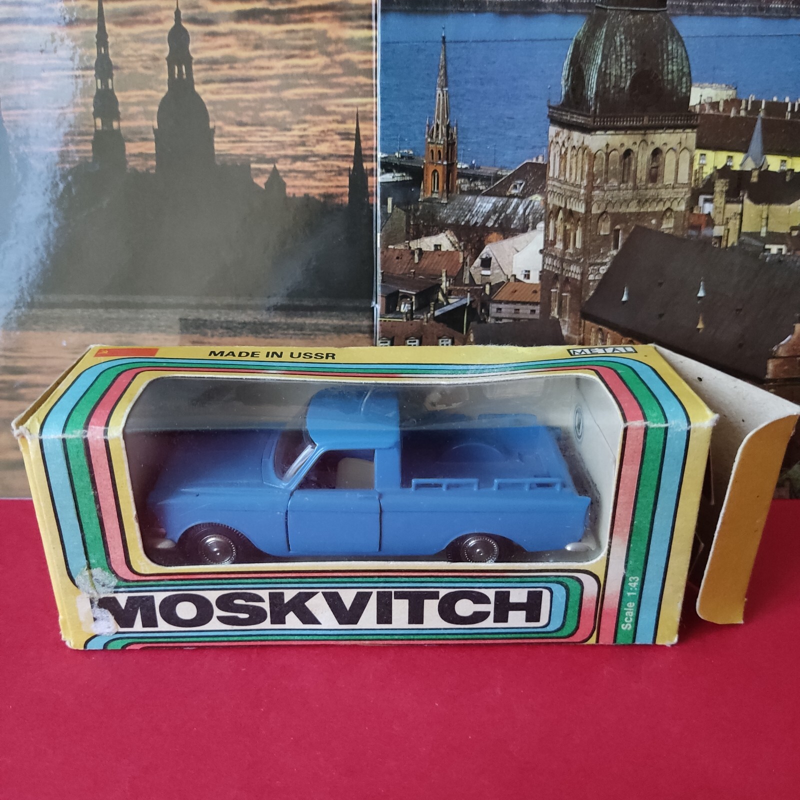 1:43 Moskvitch Pickup A19 (USSR) Blue | eBay