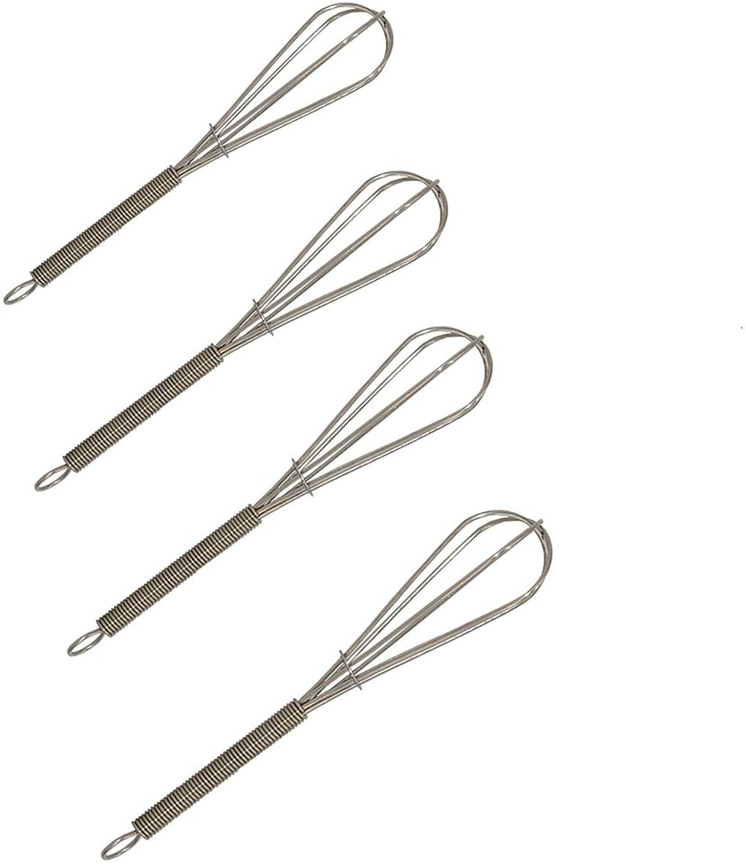 4 Pack Mini Wire Kitchen Whisks 5-inch Small Whisk for Mixing and ...