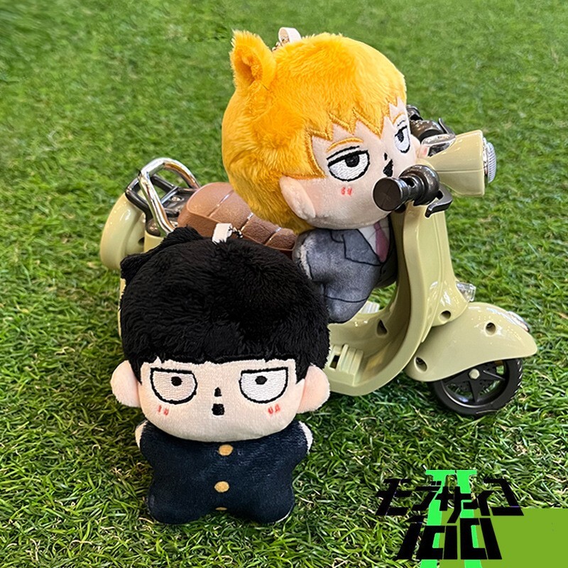 Mob Psycho 100 Anime Figure Plush Doll Mob Keychain Collection Pendants ...
