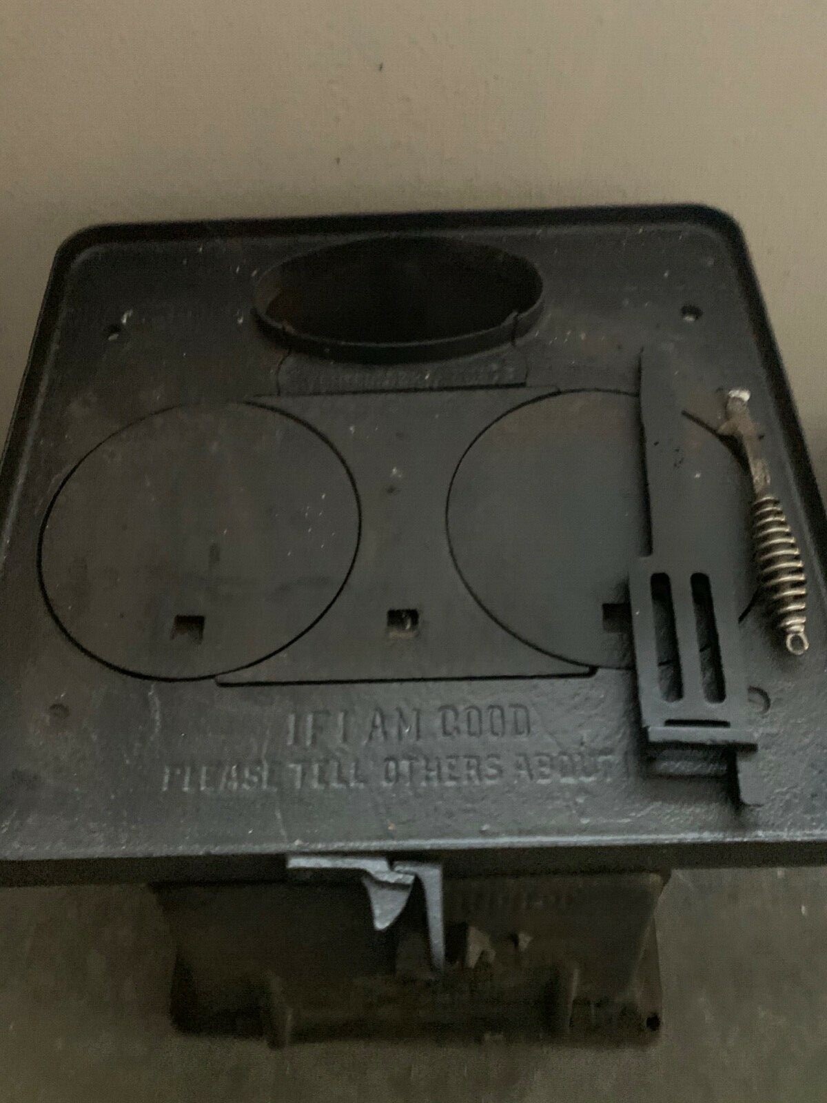 Antique Caboose Railroad Wood and Coal Stove from Estate #249 from 1912 ...