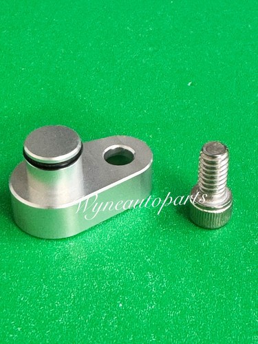 Billet Aluminum Transmission Plug Kick Down Cable Delete Block Off Plug ...