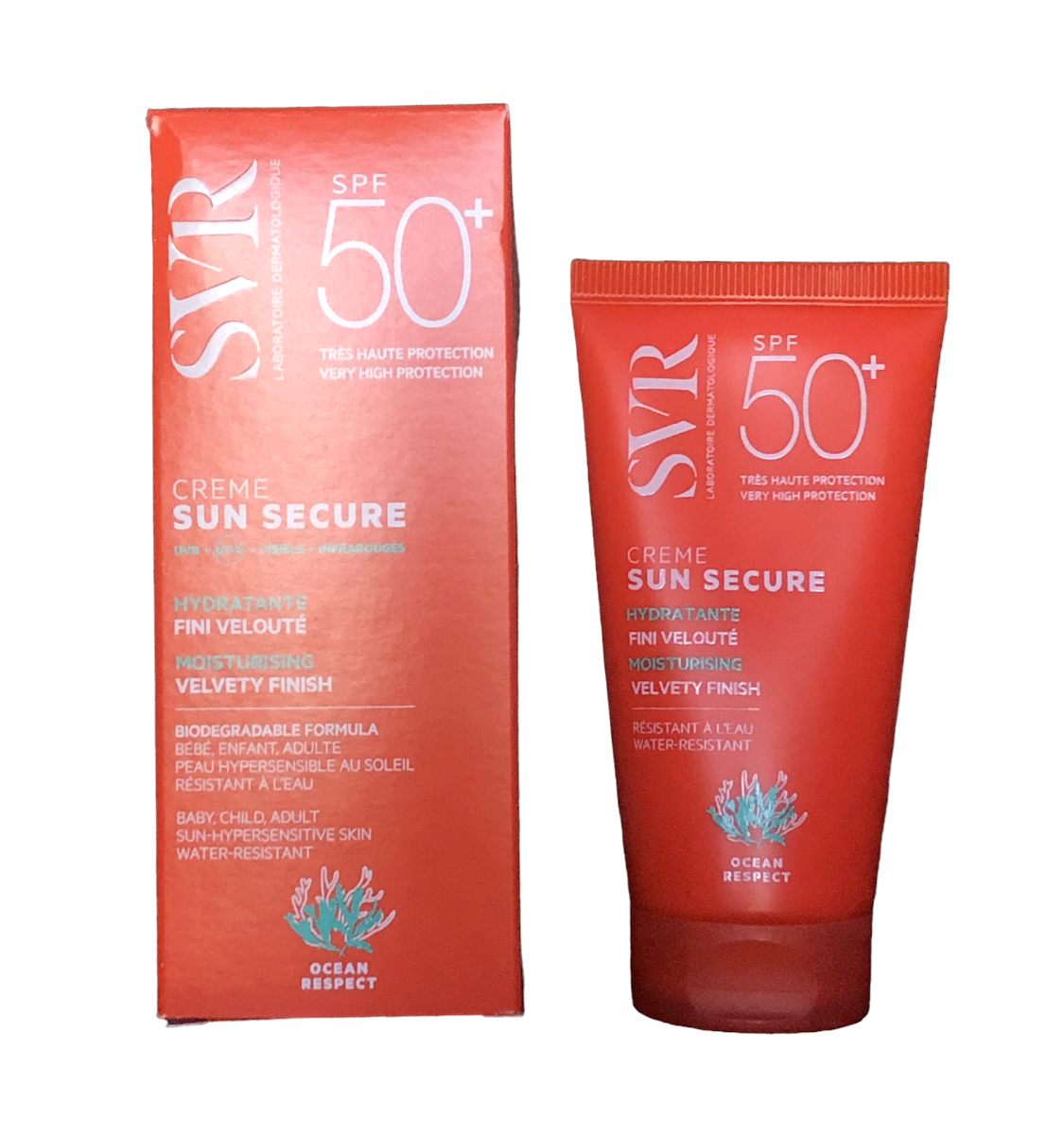 SVR Laboratoires SUN SECURE SPF50+ Moisturising Creme 50ml Exp 10/2026 ...