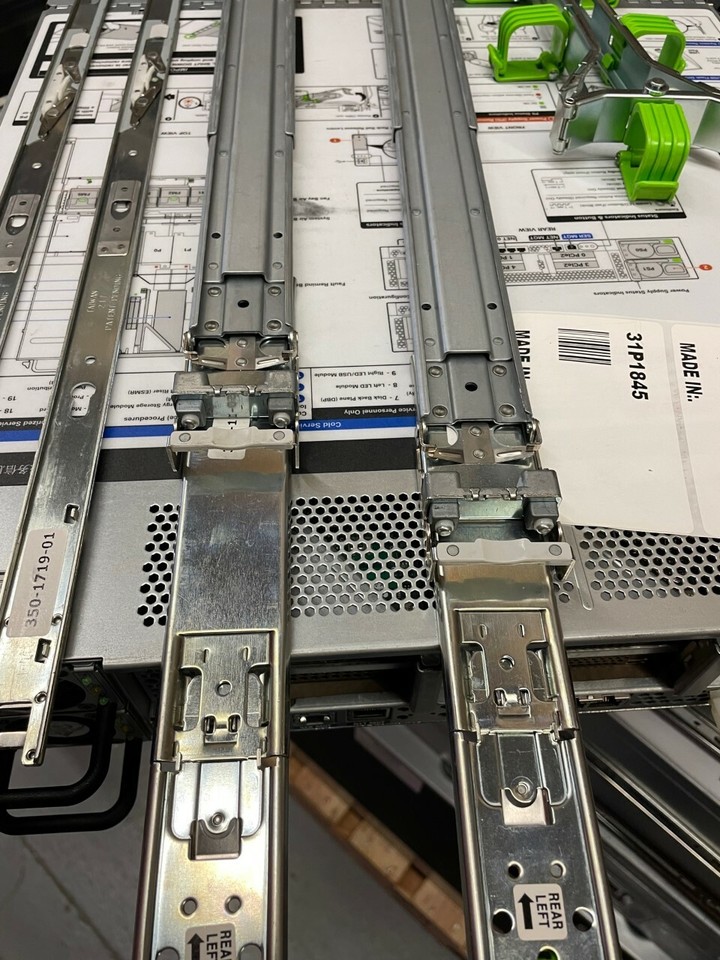 350-1719-01 Sun Oracle 1U/2U Rack Rackmount Rail Kit & cbl mng arm. X3 ...