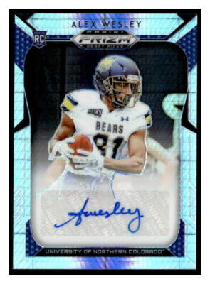 2019 Panini Alex Wesley Draft Picks Prizm Hyper Autograph /75 | eBay