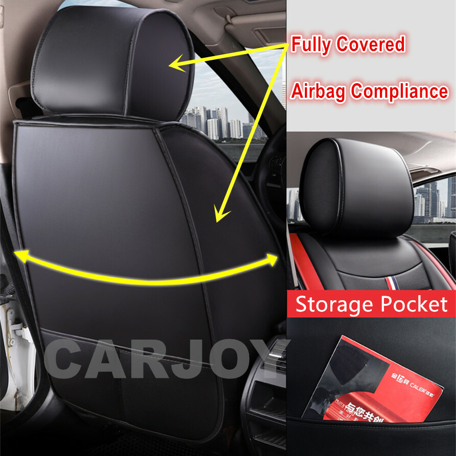 Red Black Car Seat Cover fits Toyota Camry Corolla Altise Aurion Rav4 ...