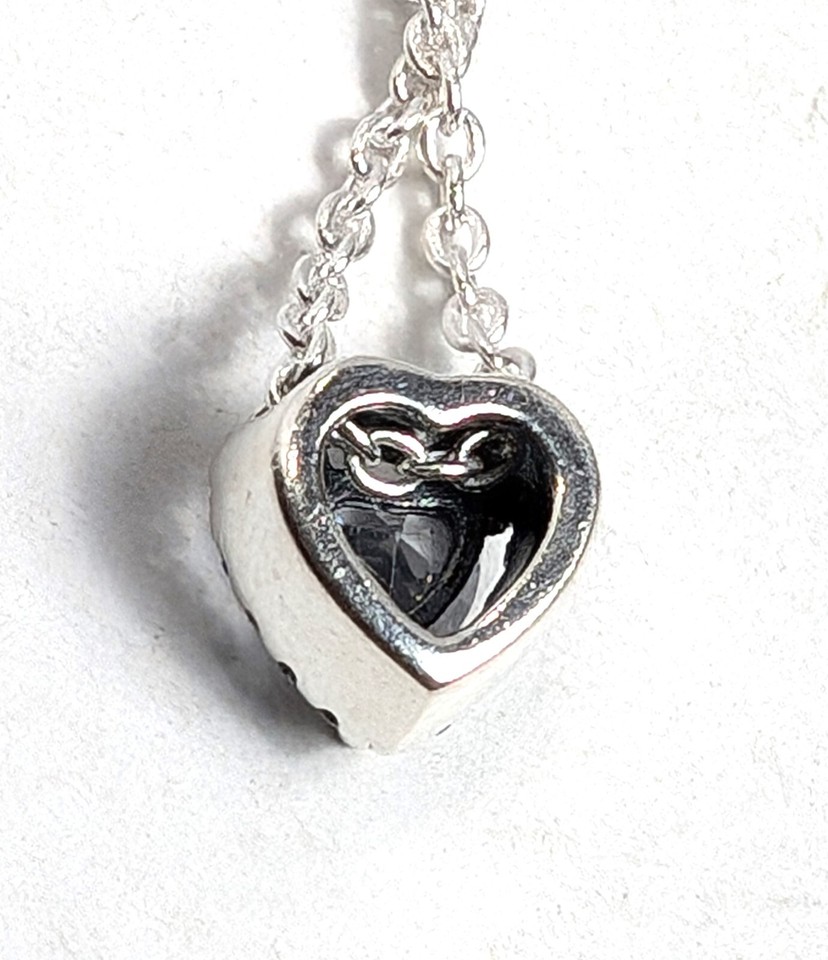 Authentic Pandora Necklace, Elevated Hearts, #398425C01-45 | eBay
