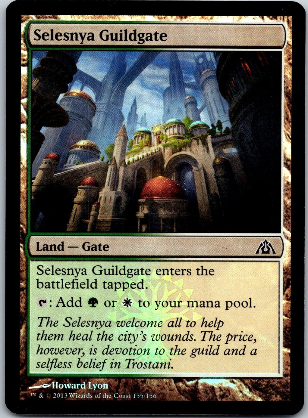 Magic the Gathering Selesnya Guildgate Dragon's Maze Foil MTG Free Shipping! | eBay