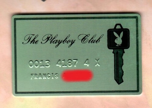 THE PLAYBOY CLUB Greenish Metal Executive Key Card | eBay