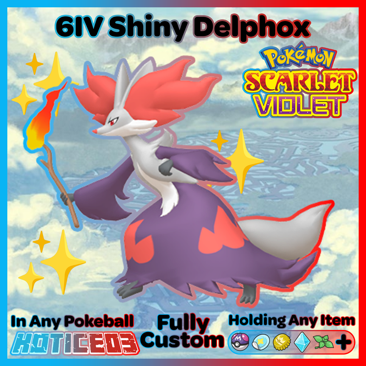 Delphox Brillant G Max Delphox! [OC] : R/pokemon