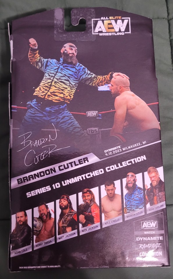 AEW UNMATCHED 10 BRANDON CUTLER 1/3000 CHASE ALL ELITE WRESTLING ...
