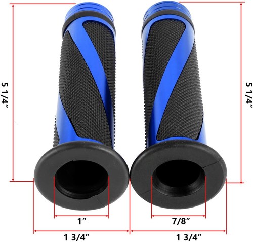 INNOGLOW A Pair of Motorcycle Hand Grips, Universal fits for Style-1 ...