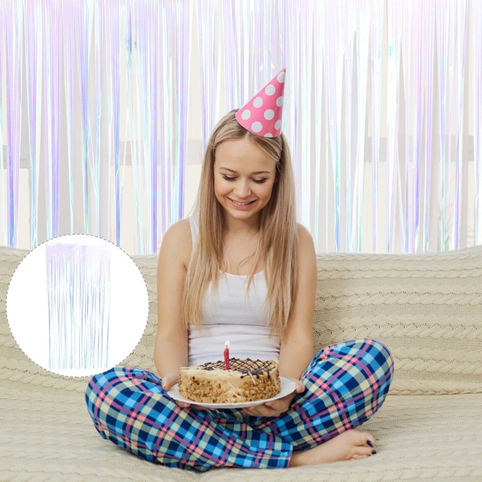 Backdrop Streamer Fringe Background Curtain Birthday Party Scene Layout ...