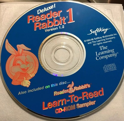 Deluxe Reader Rabbit 1 - Version 1.0 - Ages 3 to 6 (PC & Mac, 1994 ...