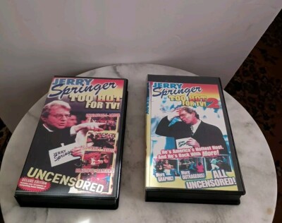 Jerry Springer Too Hot For TV Uncensored & Part 2 VHS Video *Read | eBay