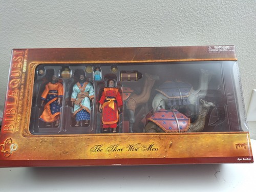 Bible Quest Christmas The Three Wise Men & Camel Action Figure Nativity ...