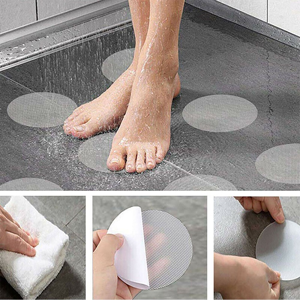 Essential for Stability Clear Non Slip Stickers for Safety in Bathroom ...