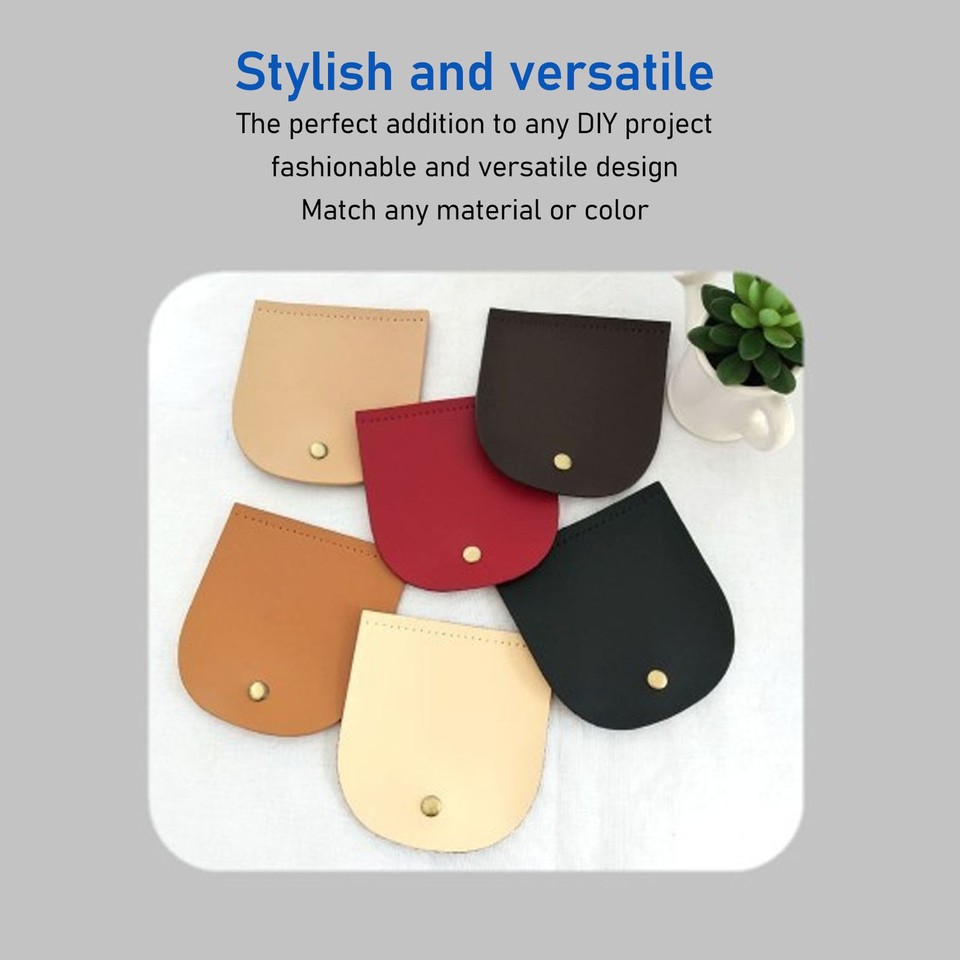 Shoulder Bag Flap Cover Microfiber Leather DIY Hand Sewn Magnetic Snap ...