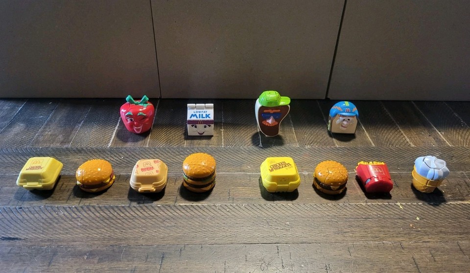 Changeables Mcdonald's Happy Meal Toys Lot of 12 Transformers Vintage ...